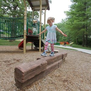 Stacked Timber Balance Beam | LTC