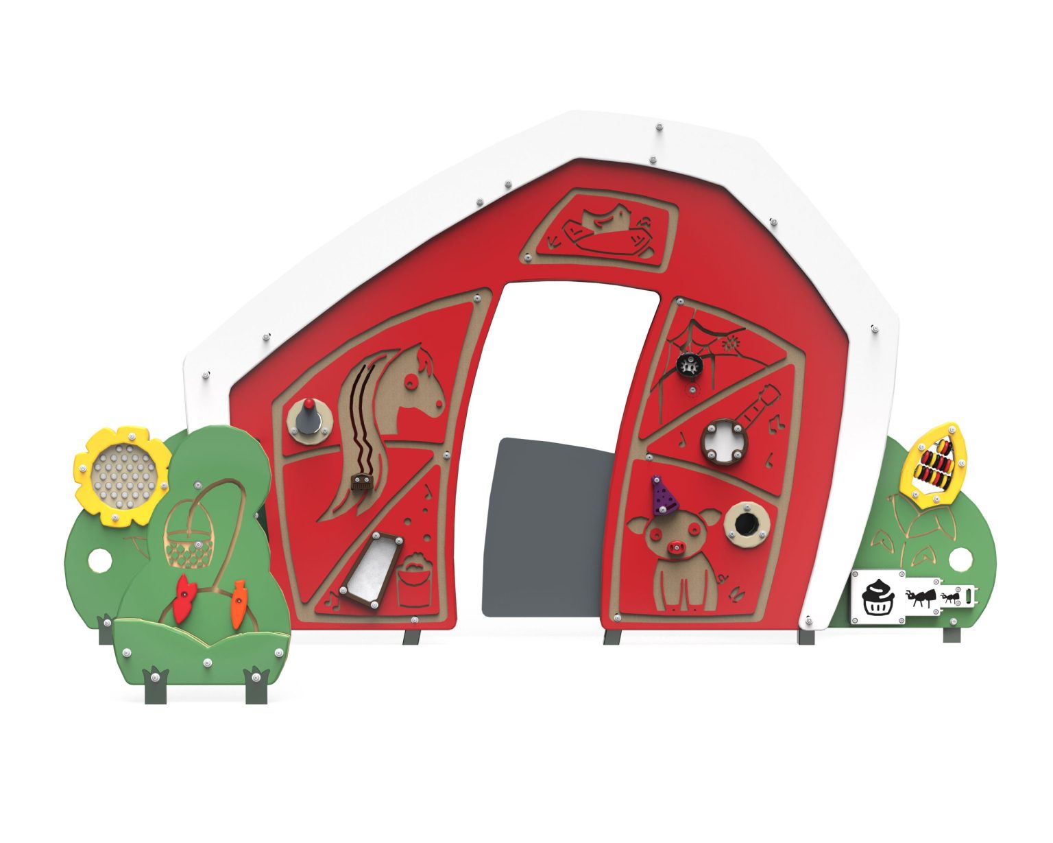 Barnyard Playset for Toddlers with Interactive Elements