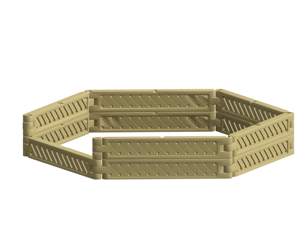 6' Gaga Pit Hexagon Surface Mount | LTC
