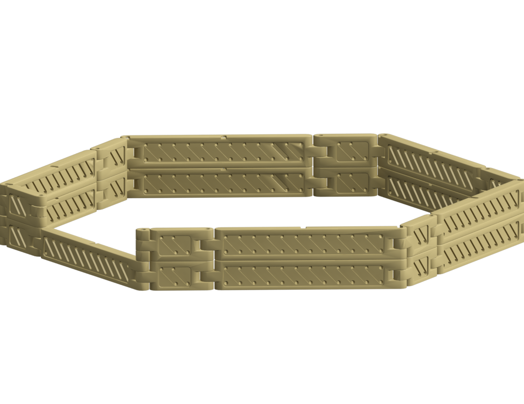 8' Gaga Pit Hexagon Surface Mount | LTC