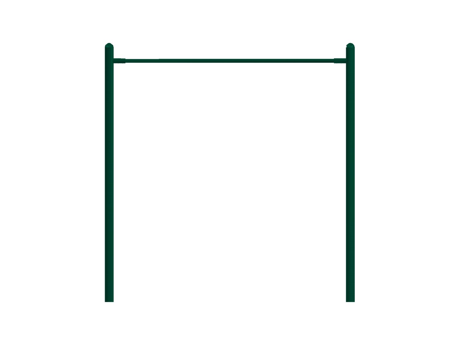 Single Post 2 Seat Frame Only | LTC